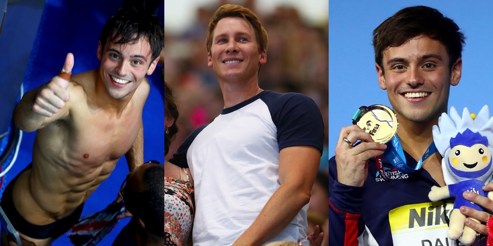 Tom Daley Wins Gold at Diving Championship, Husband Dustin Lance Black ...