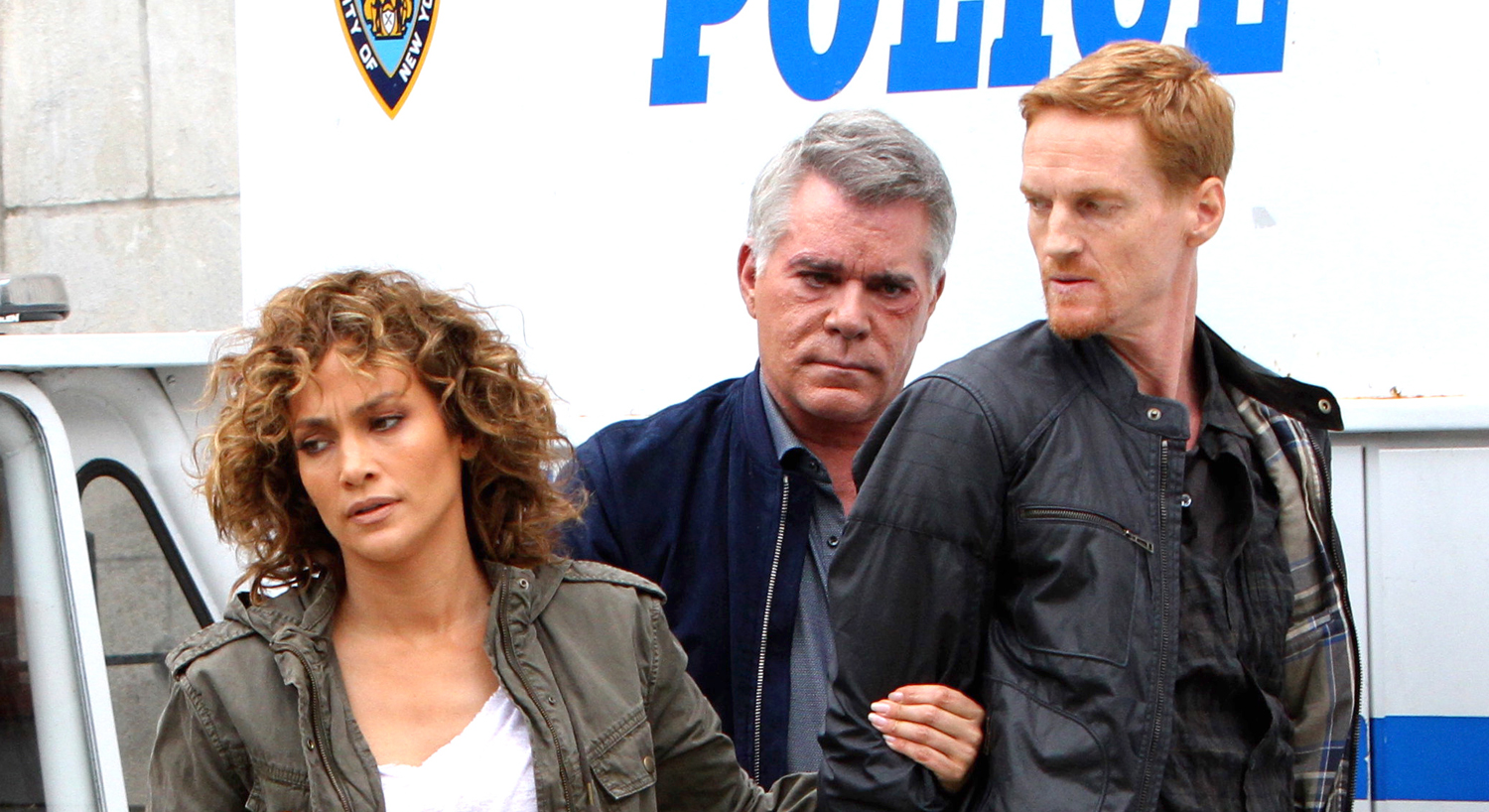 Jennifer Lopez Films an Arrest Scene on Set of ‘Shades of Blue ...