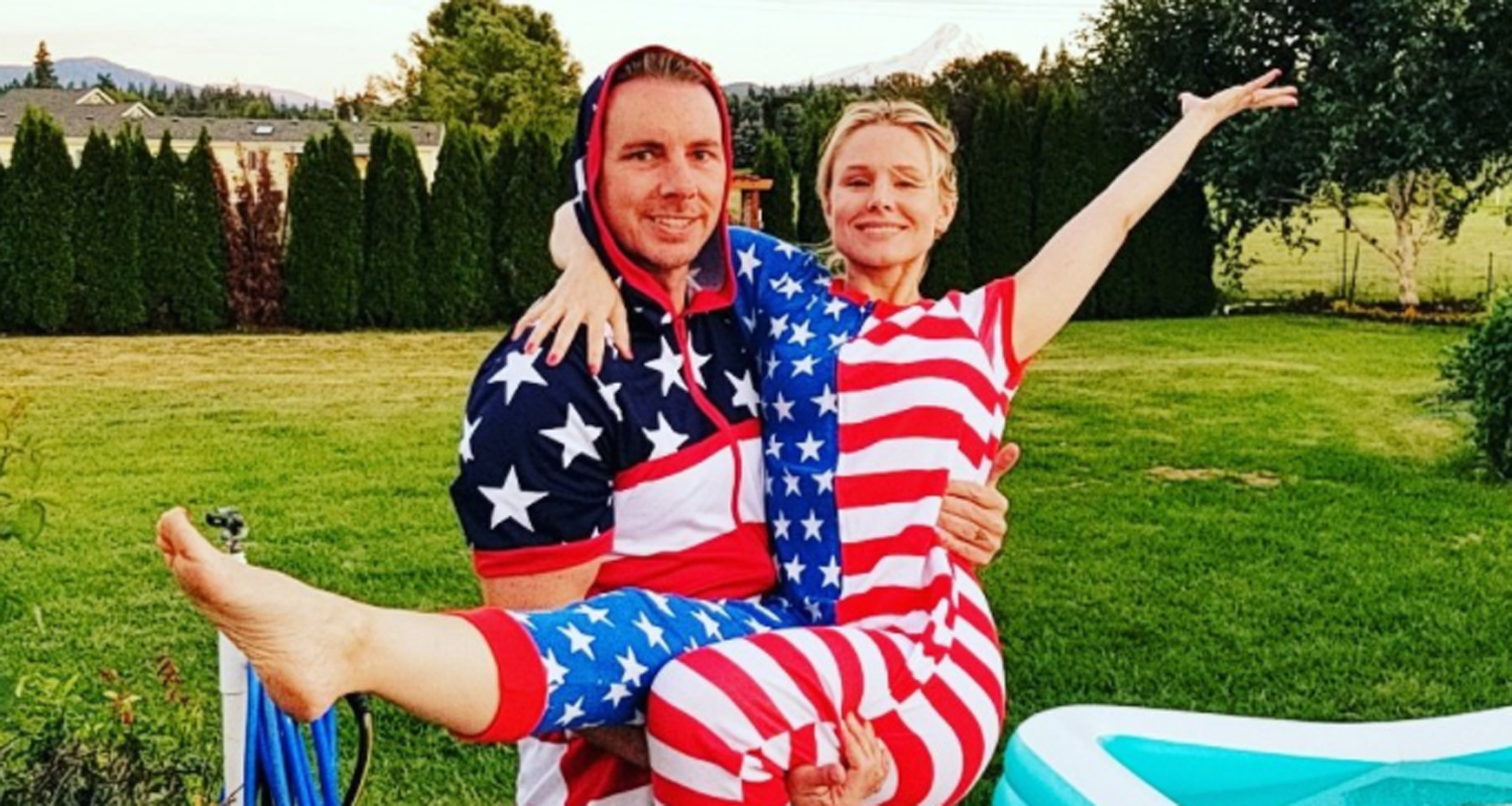 Kristen Bell & Dax Sheppard Get Patriotic For Fourth of July! | Dax ...