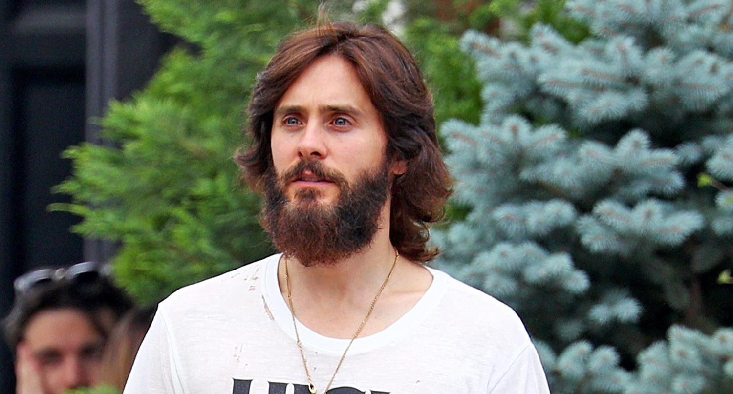 Jared Leto Shows Off His Full Beard in NYC | Jared Leto | Celebrity ...