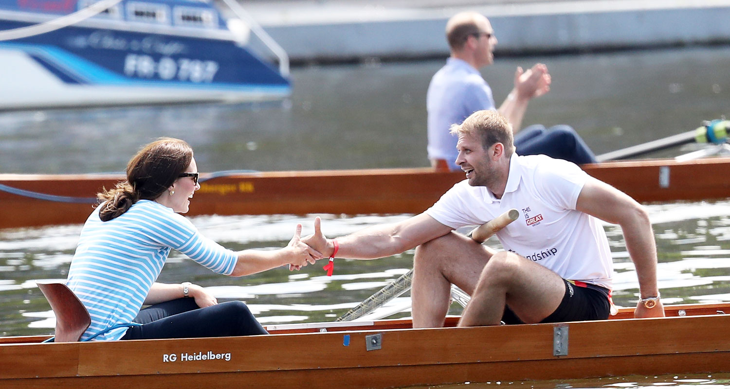 Prince William Defeats Kate Middleton in German Rowing Race! | Kate ...