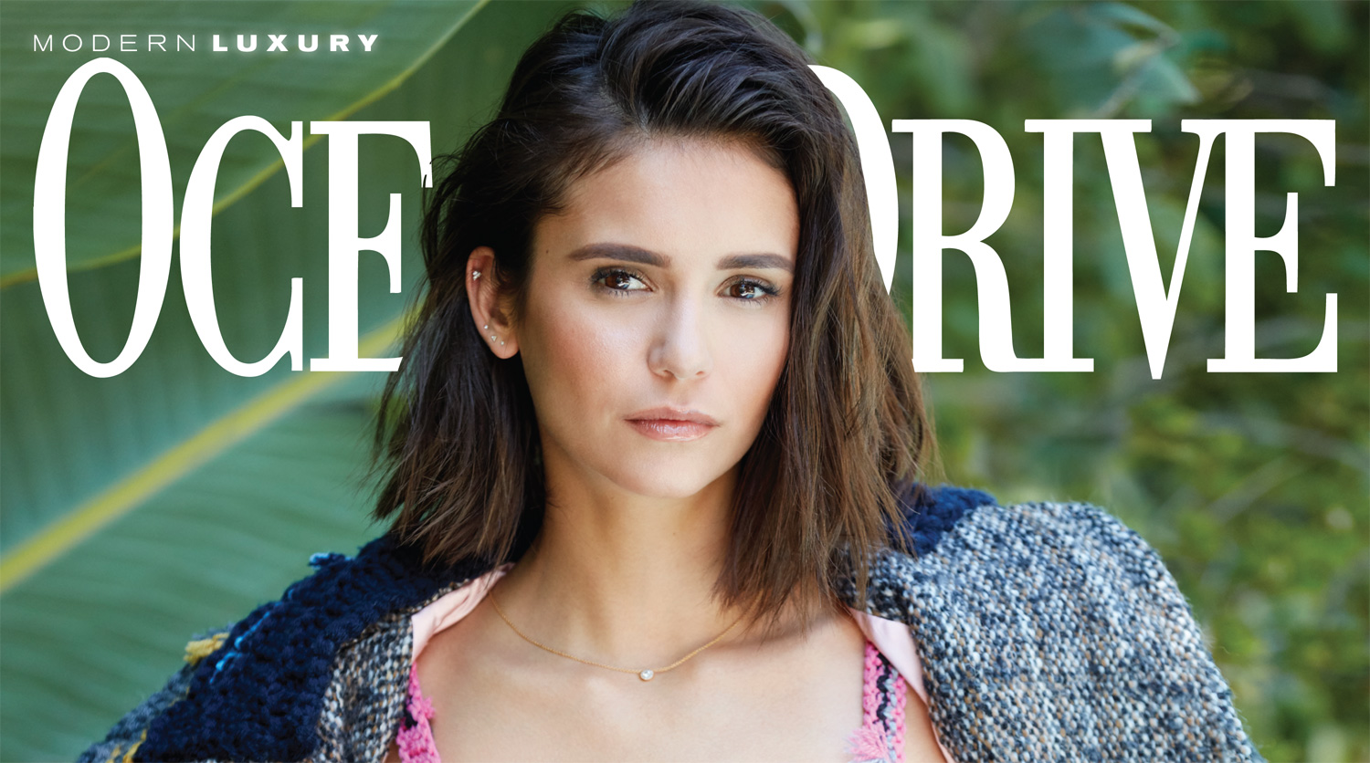 Nina Dobrev Wears Crochet Bra Top for ‘Ocean Drive’ Cover | Magazine ...