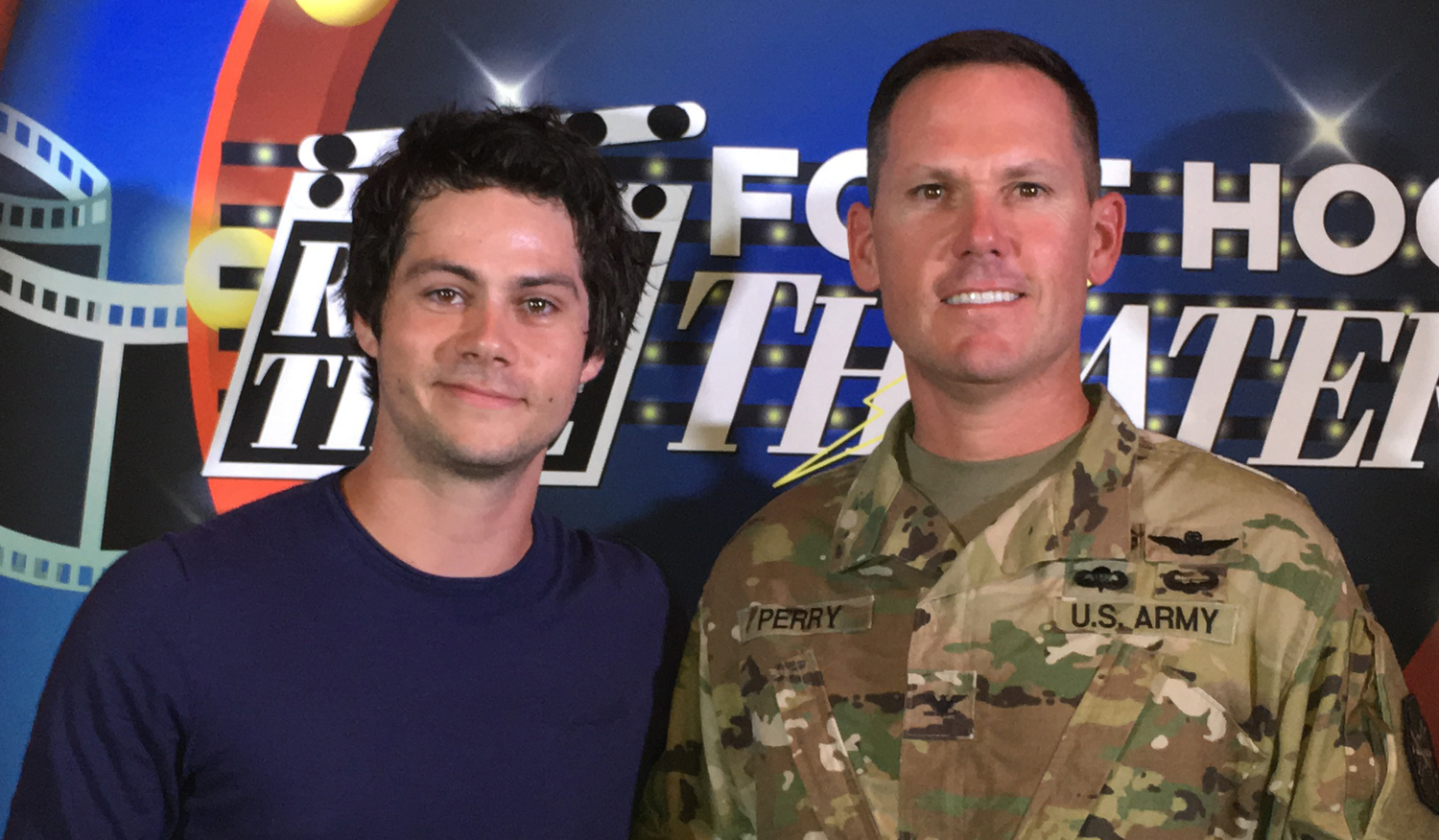 Dylan O’Brien Attends ‘American Assassin’ Screening at Texas Army Base ...