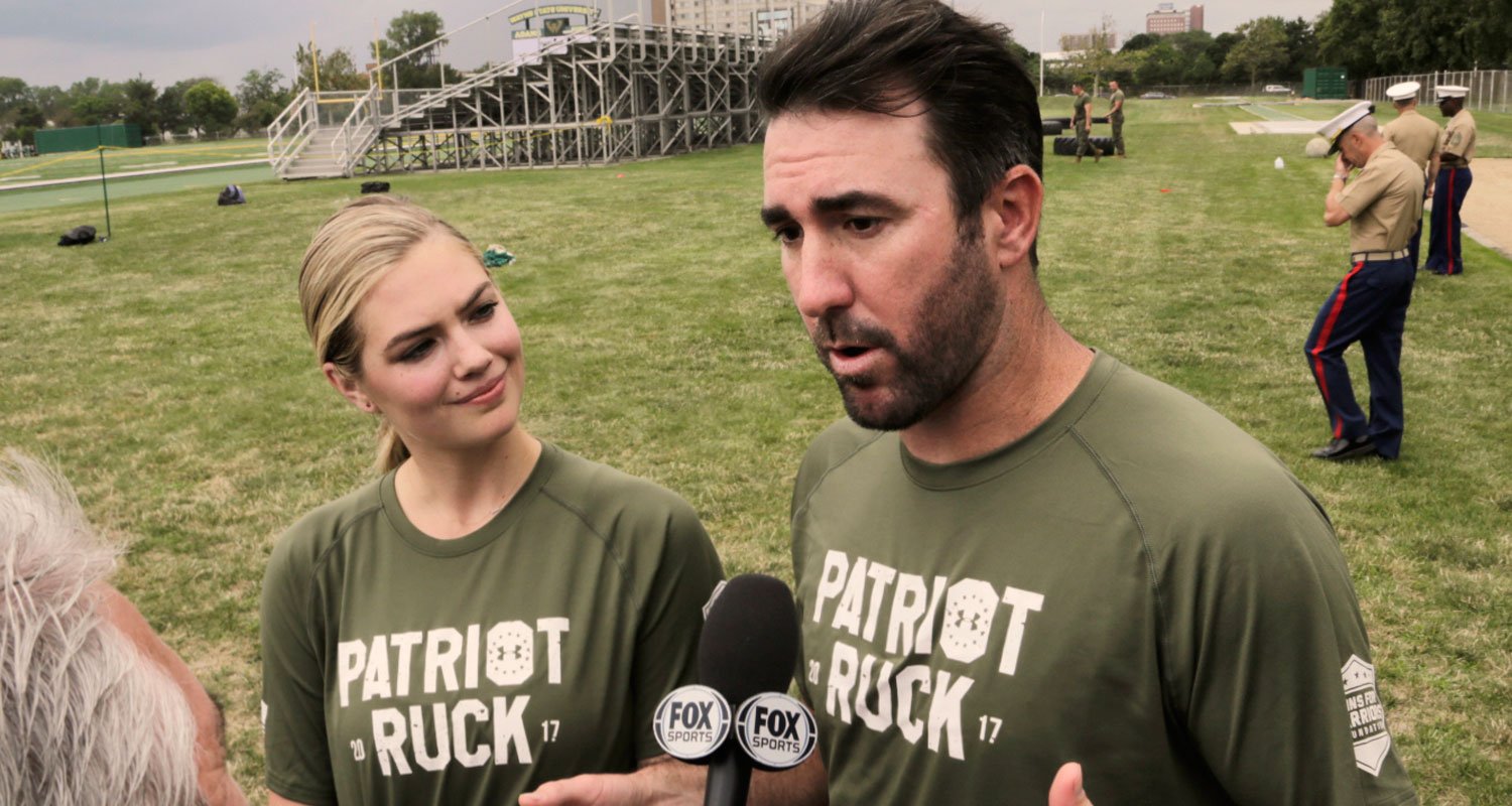 Kate Upton & Fiance Justin Verlander Team Up To Promote National ...