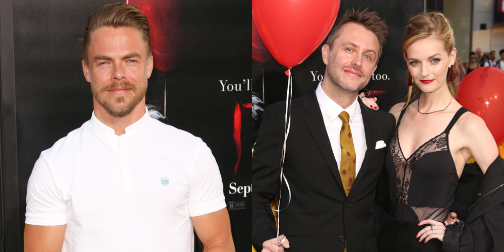 Derek Hough & More Stars Attend the ‘It’ Hollywood Premiere | Benji Madden, Chris Hardwick ...