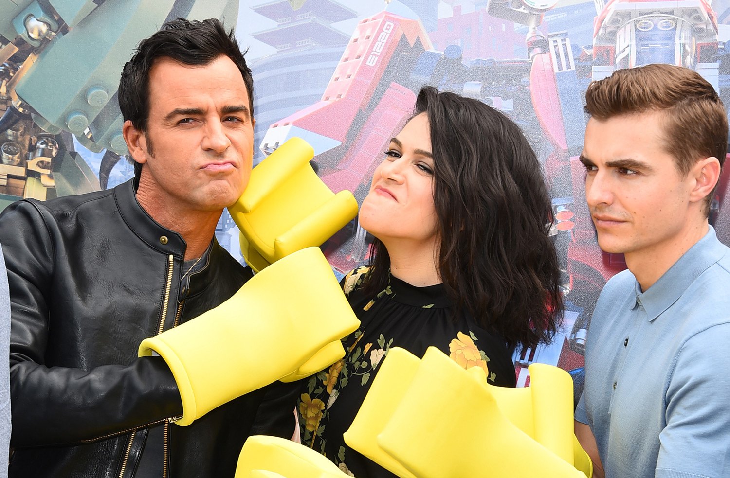 Justin Theroux, Dave Franco, & ‘Lego Ninjago’ Cast Throw Punches at ...