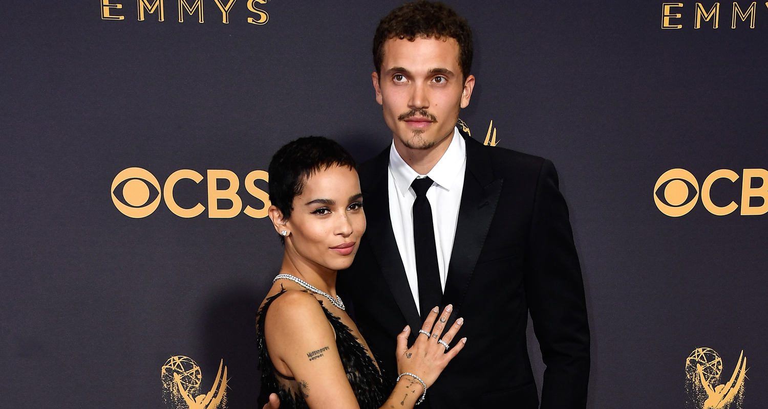 Zoe Kravitz Couples Up With Karl Glusman at Emmys 2017! | 2017 Emmy ...