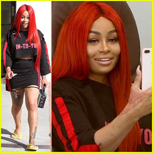 Blac Chyna Rocked Temporary Red Hair This Weekend | Blac Chyna ...
