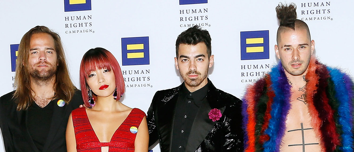 DNCE Performs at HRC National Dinner 2017 | Cole Whittle, DNCE, Jack ...