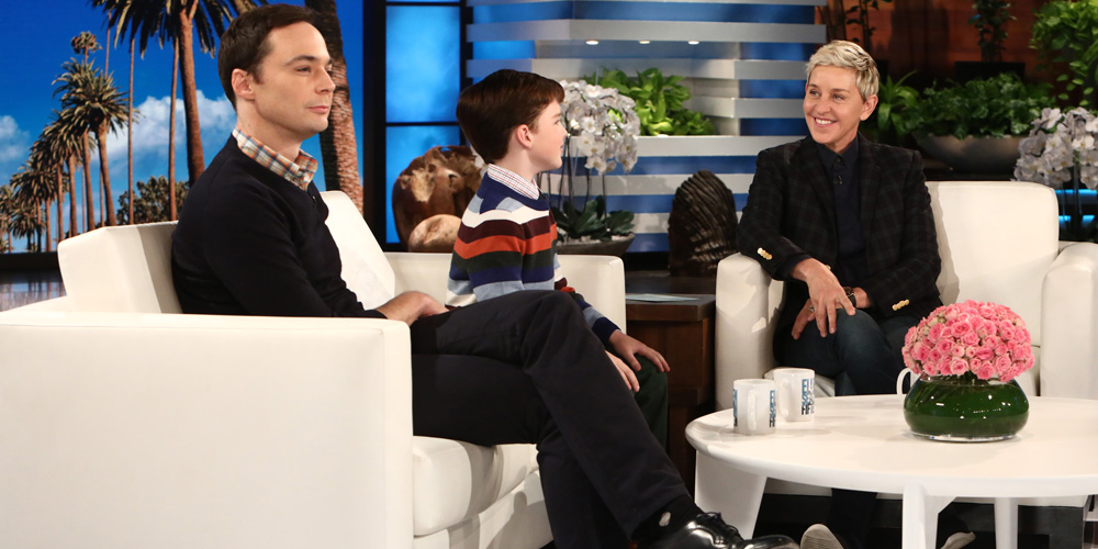 Jim Parsons & Iain Armitage Talk Playing Sheldon on ‘Ellen’ – Watch ...