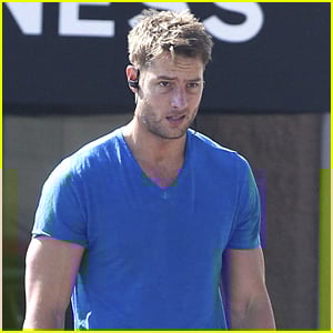 Justin Hartley Shows Off His Buff Biceps at the Gym | Justin Hartley ...