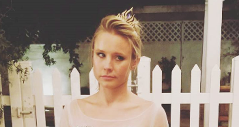 Kristen Bell’s Daughter Made Her Dress as Frozen’s Elsa for Halloween ...