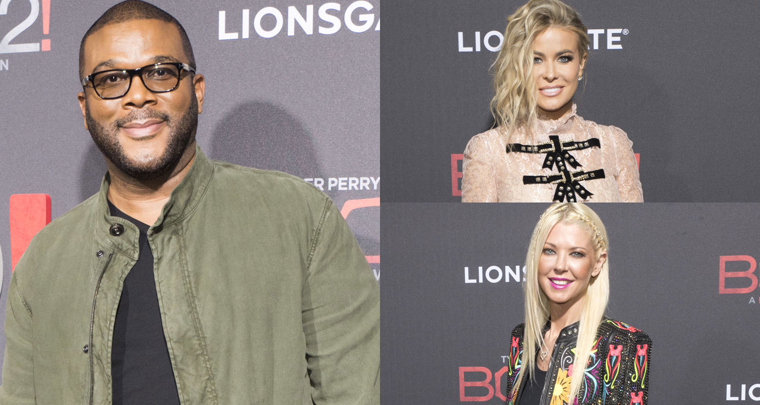 Tyler Perry Gets Support from Carmen Electra & Tara Reid at ‘Boo 2 A ...