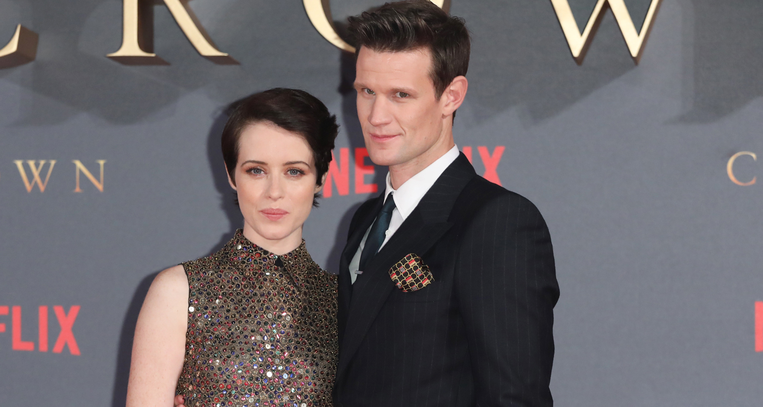 Claire Foy & Matt Smith Reunite in London for ‘The Crown’ Season Two ...