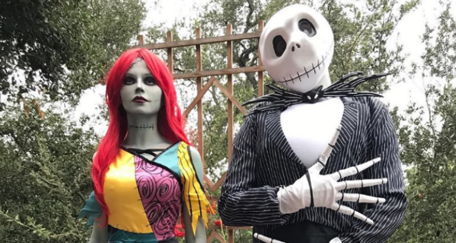 Channing Tatum & Wife Jenna Dress Up As Jack & Sally from ‘Nightmare ...