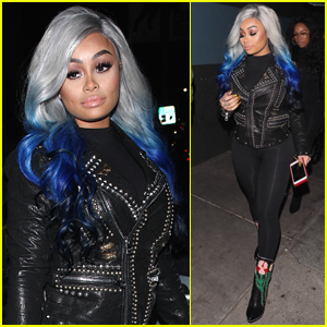 Blac Chyna Debuts New Icy Blue Hair in WeHo! | Blac Chyna | Celebrity ...