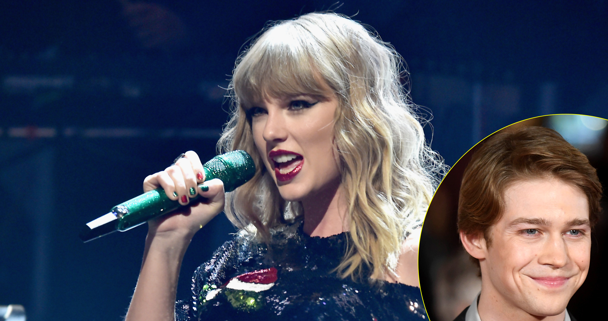 Taylor Swift & Boyfriend Joe Alwyn Spotted Together Leaving Jingle Ball ...