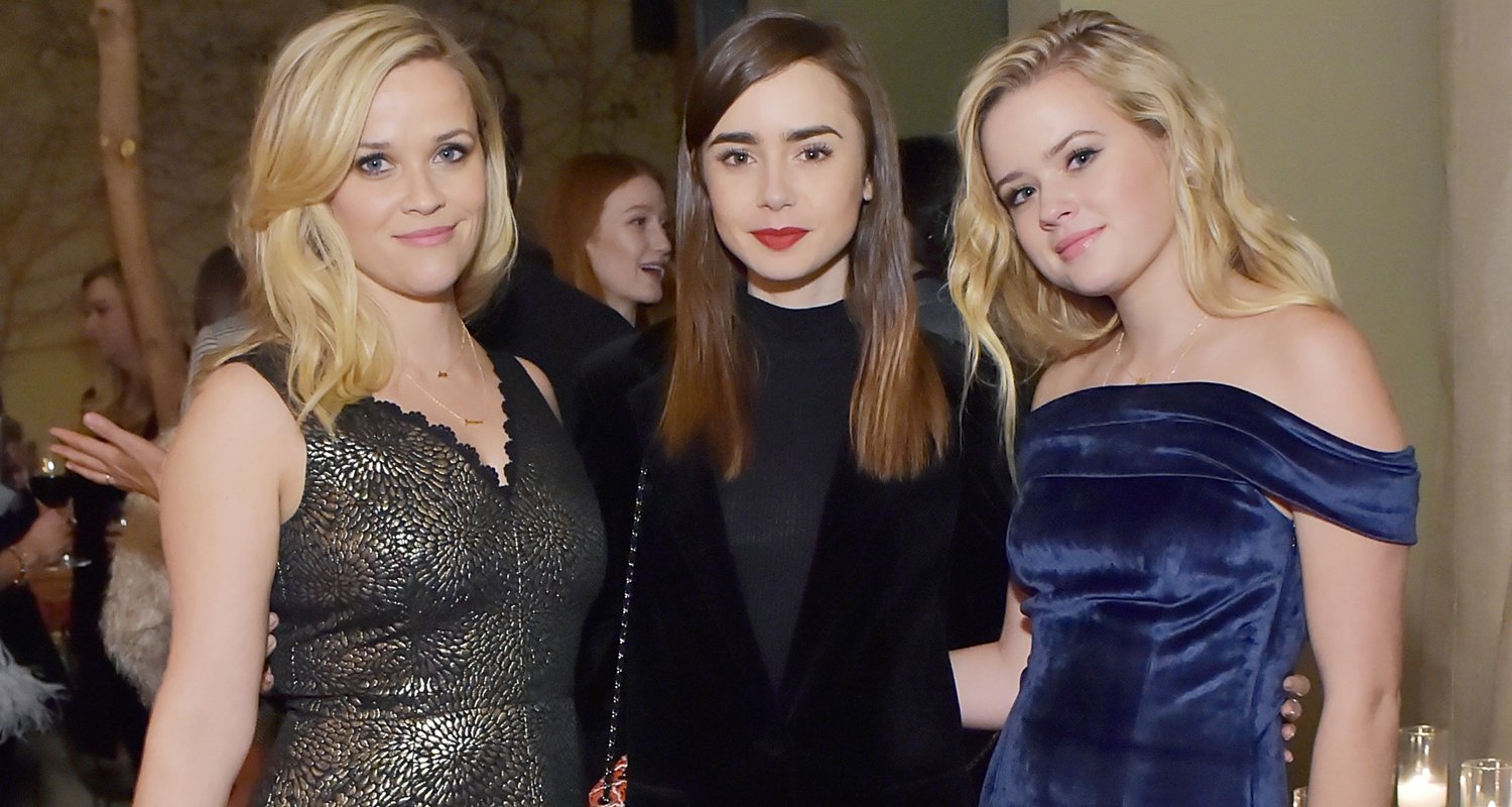 Reese Witherspoon & Ava Phillippe Buddy Up with Lily Collins at Molly R ...