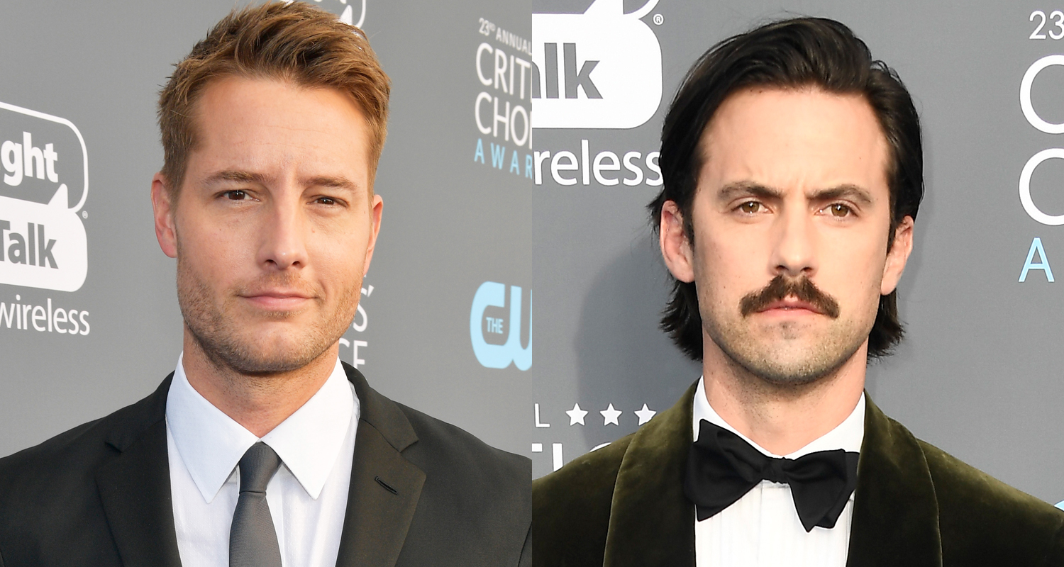 Justin Hartley & Milo Ventimiglia Look So Handsome at Critics’ Choice ...