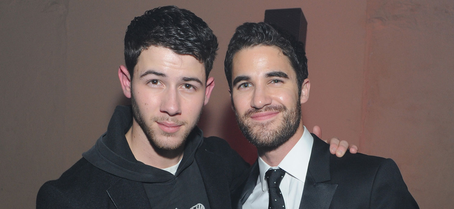 Nick Jonas & Darren Criss Reunite For John Varvatos Launch Party ...