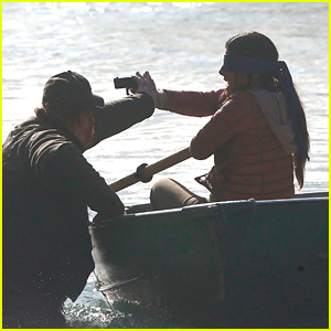 Sandra Bullock Shoots a Gun in a Dramatic Scene on the Set of ‘Bird Box ...