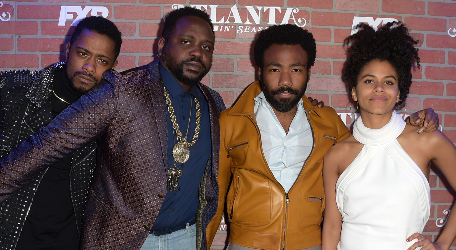 Donald Glover Joins ‘Atlanta’ Co-Stars for Season 2 Premiere! | Brian ...