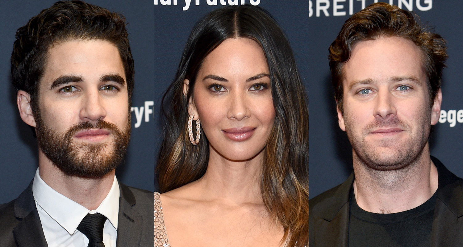 Olivia Munn Joins Darren Criss & Armie Hammer at Breitling Dinner in ...