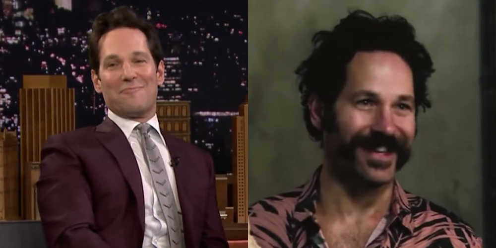 Paul Rudd Got Backlash for His Mustache in ‘Mute’! | Jimmy Fallon, Paul ...