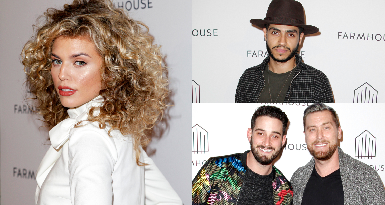 AnnaLynne McCord, Mena Massoud & Lance Bass Step Out for Farmhouse L.A ...