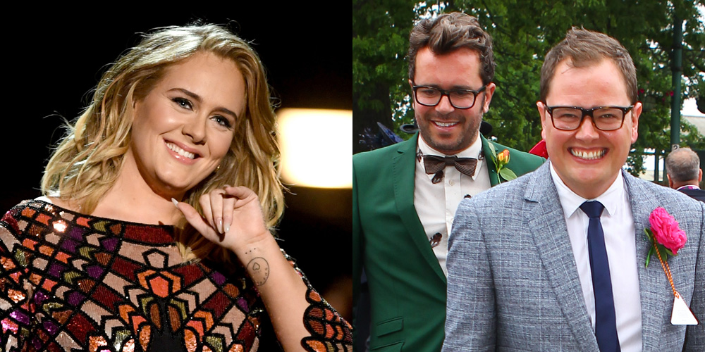 Adele Confirms She Officiated Wedding of Her 2 Best Friends Alan Carr ...