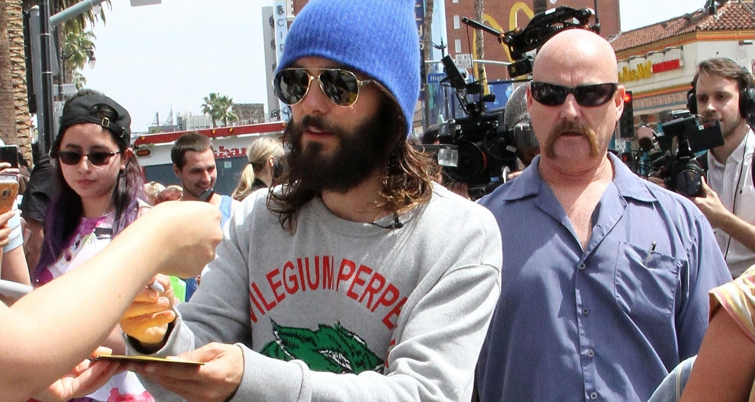 Jared Leto Stops in Hollywood During Thirty Seconds to Mars’ Cross ...