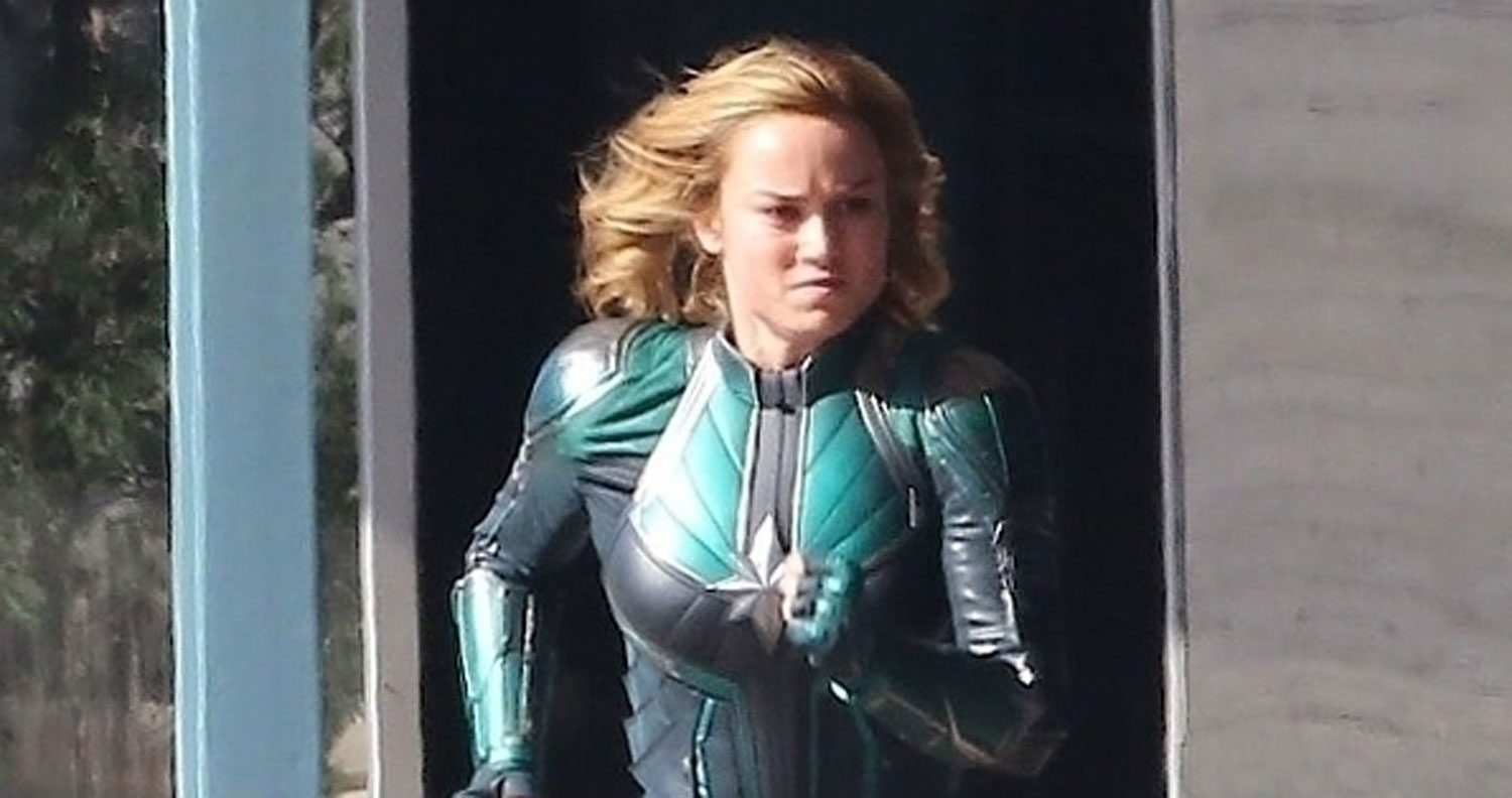 Brie Larson Films a Running Scene for ‘Captain Marvel!’ | Brie Larson ...