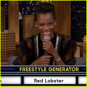 Letitia Wright Freestyles With Jimmy Fallon While Playing ‘Wheel of ...