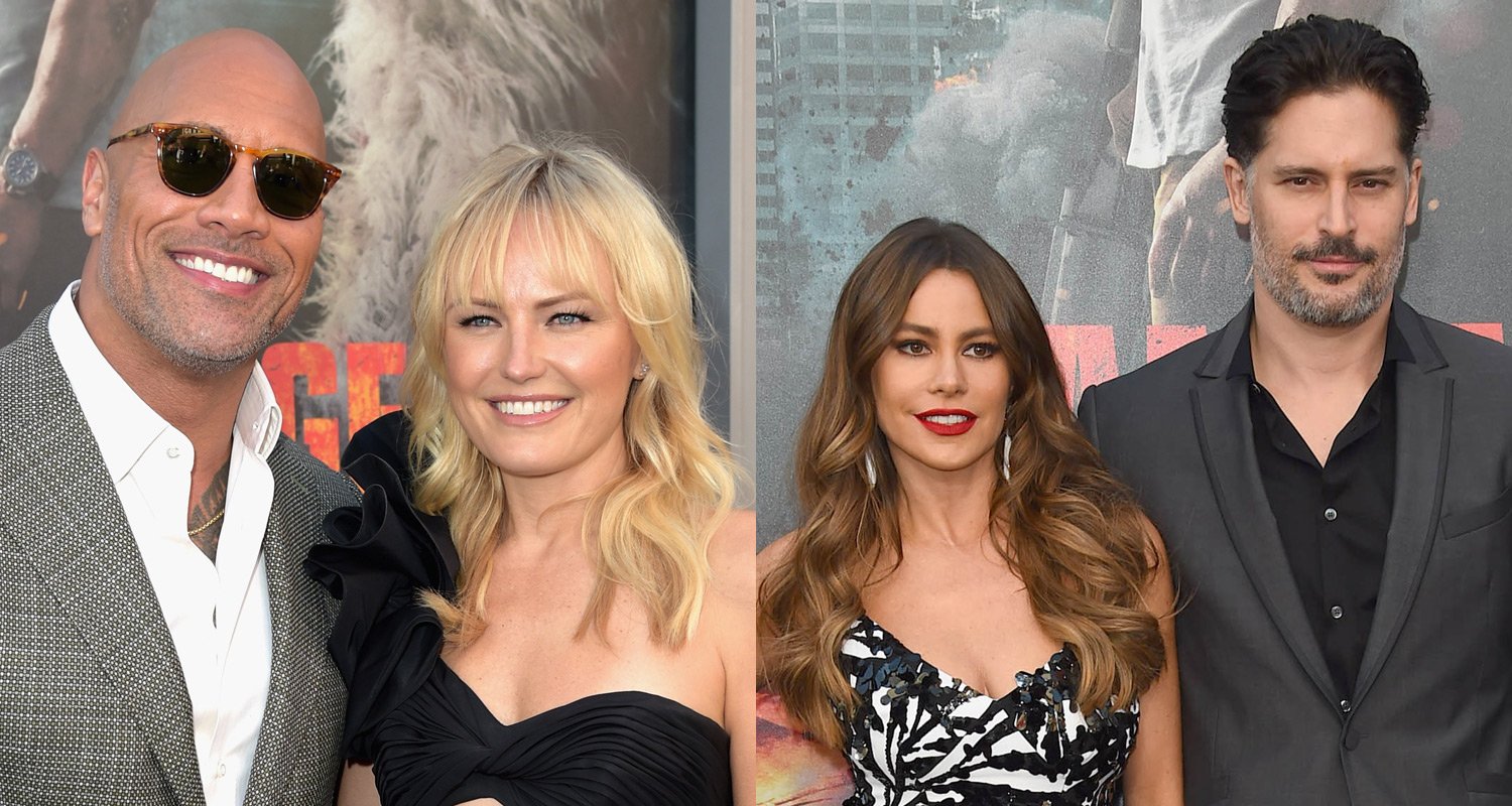 Dwayne Johnson, Malin Akerman, & Joe Manganiello Premiere ‘Rampage’ in ...