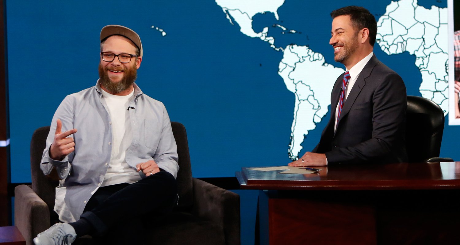 Seth Rogen Recalls Smoking Weed In Front Of Steven Spielberg on ‘Jimmy ...