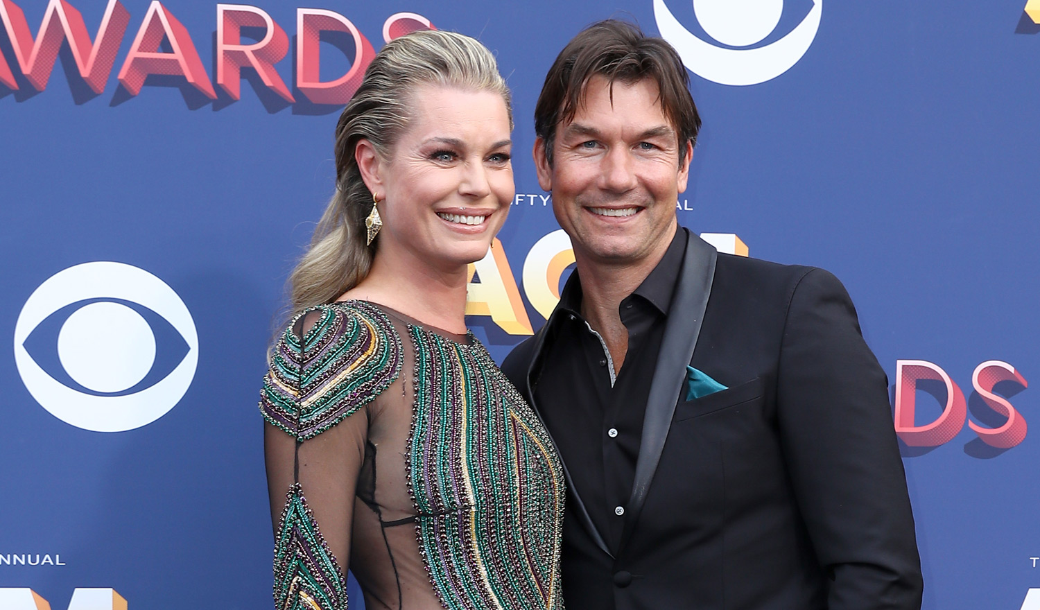 Rebecca Romijn Wears Partially Sheer Dress at ACM Awards with Husband Jerry O’Connell | 2018 ACM ...