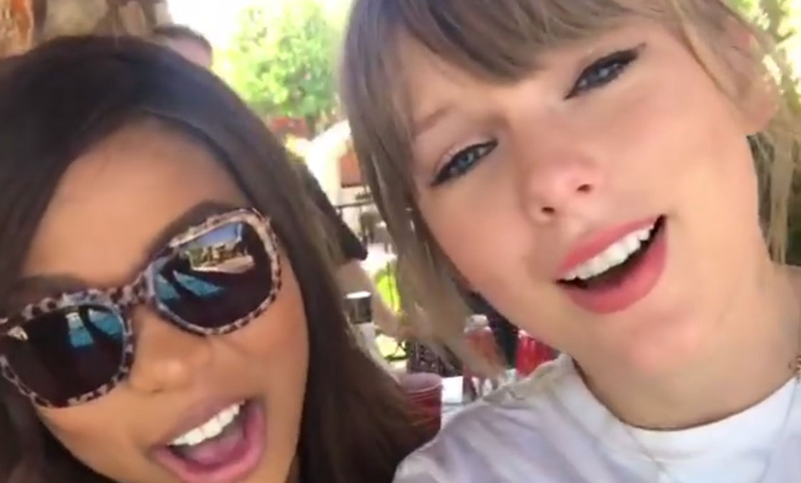 Taylor Swift Hosts a Pool Party on Day Off from Tour Rehearsals ...