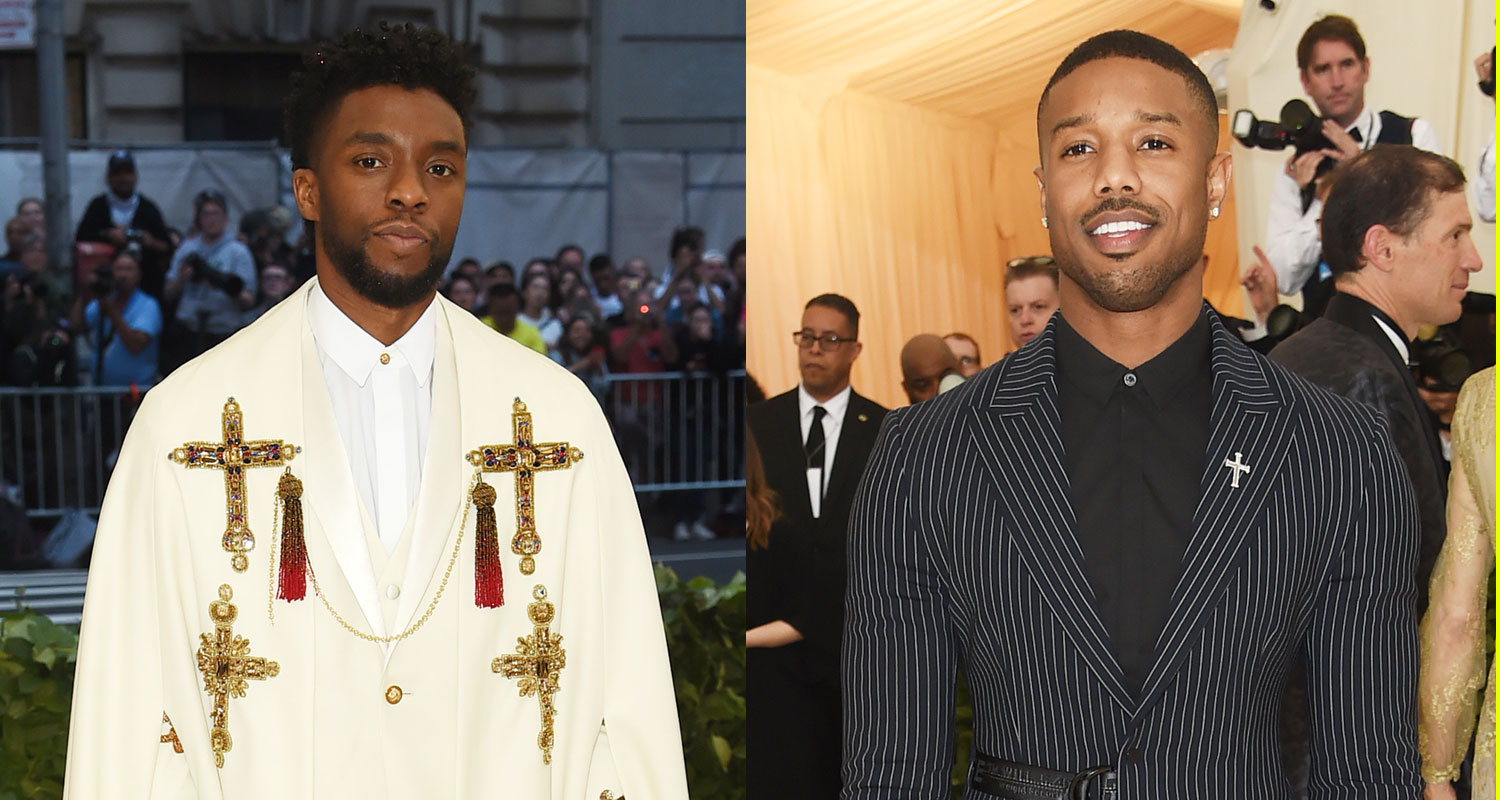 Chadwick Boseman & Michael B. Jordan Are Met Gala 2018 Kings | 2018 Met ...