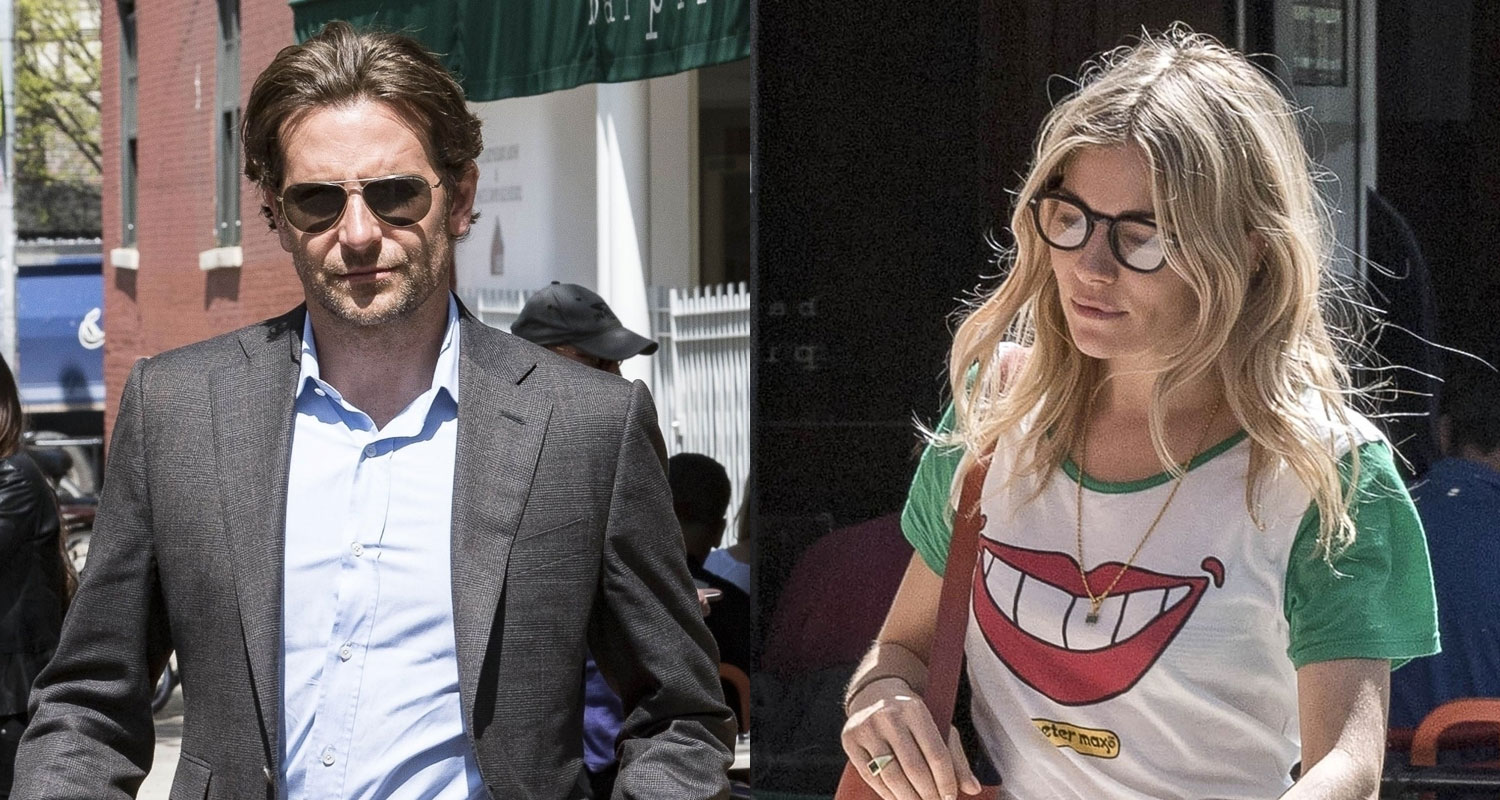 Bradley Cooper & Sienna Miller Meet Up for Lunch in NYC | Bradley ...