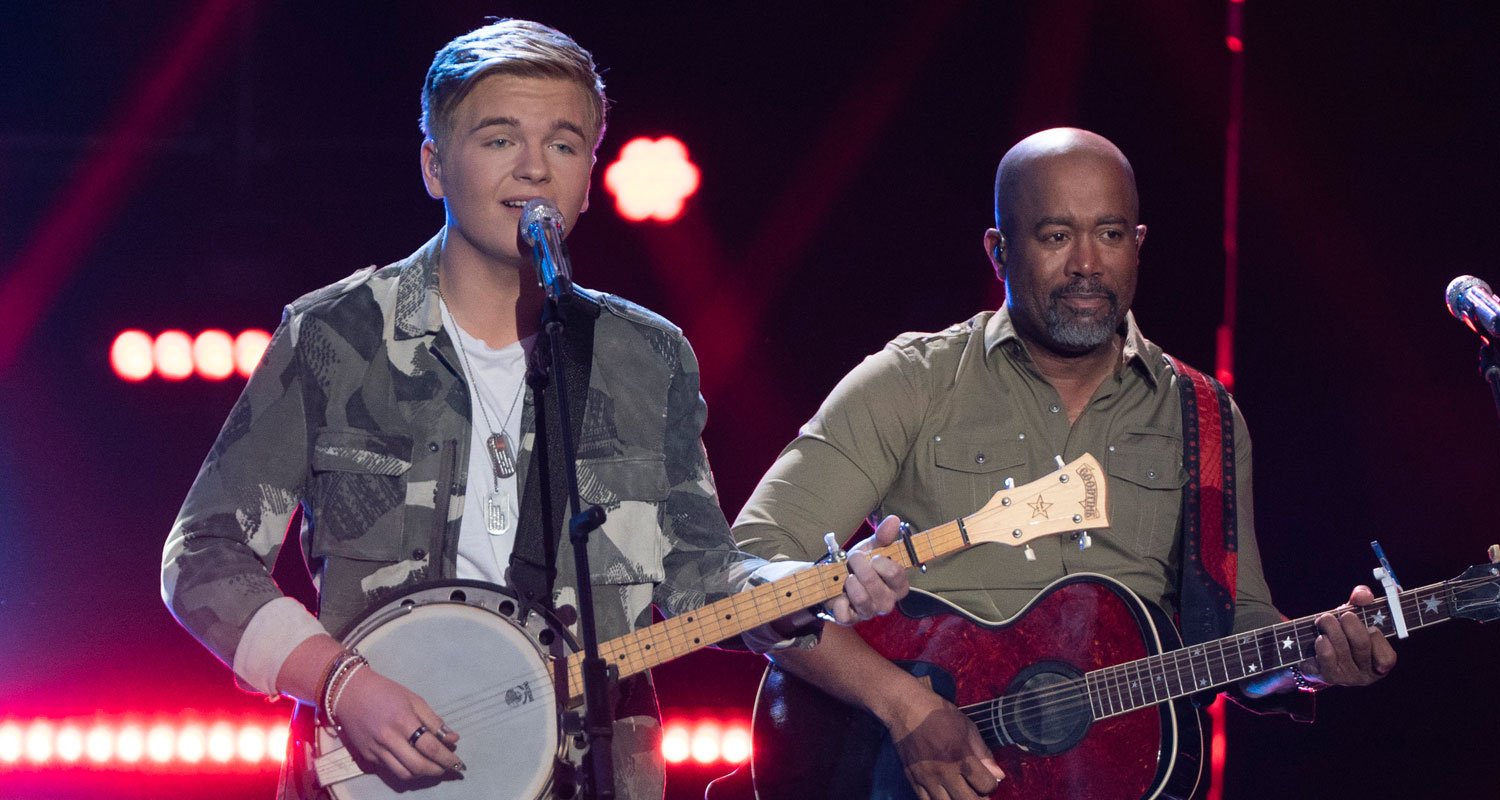 Darius Rucker Joins Finalist Caleb Lee Hutchinson on ‘American Idol ...