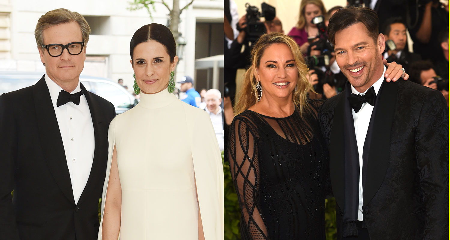 Colin Firth & Harry Connick Jr. Bring Their Wives to Met Gala 2018 ...