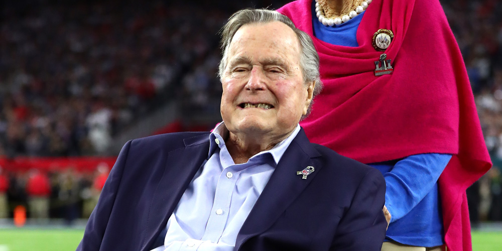 George H.W. Bush Returns Home Following Hospitlization | George H.W ...