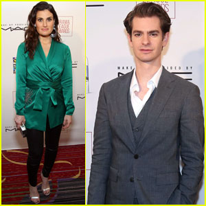 Andrew Garfield & Idina Menzel Step Out For Drama League Awards ...