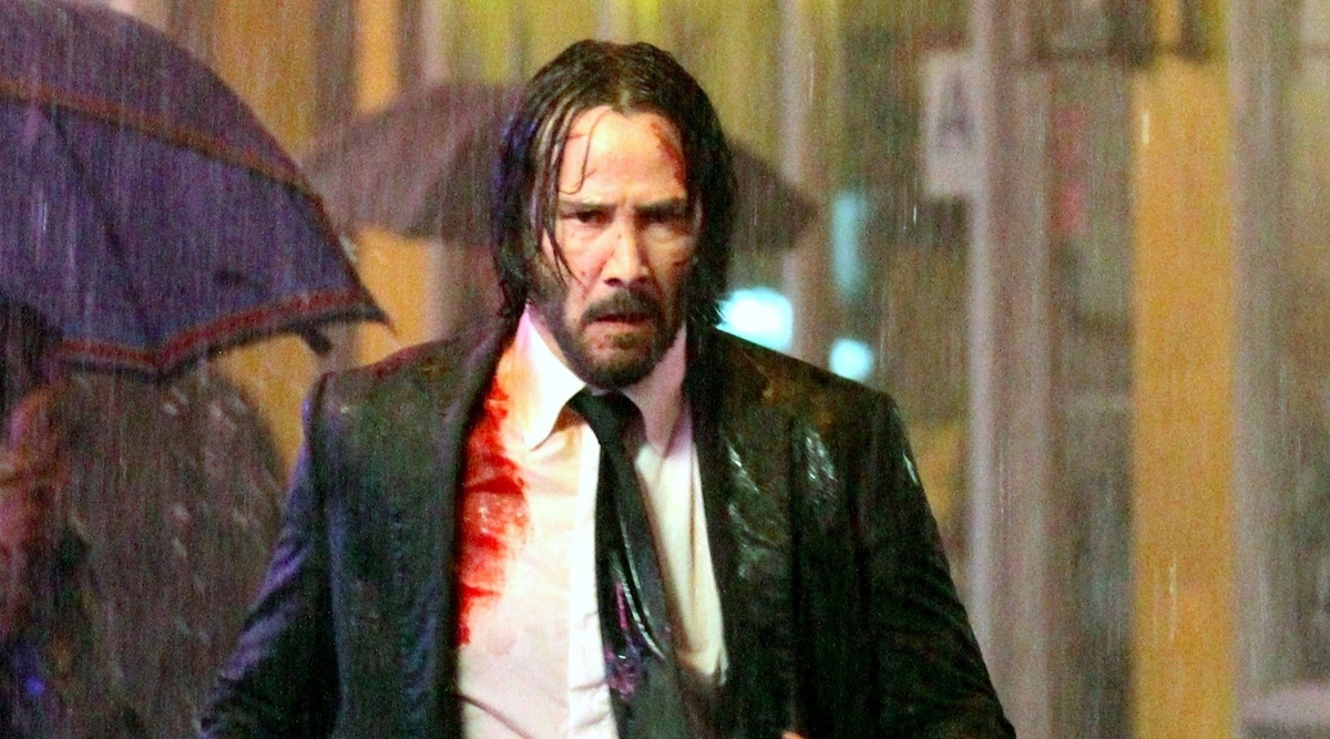 Keanu Reeves Is Bloody & Soaking Wet in ‘John Wick 3′ Set Photos ...