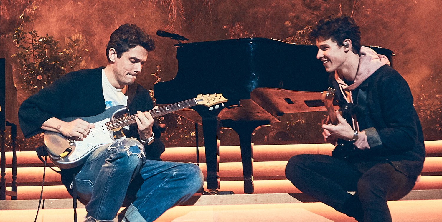 Shawn Mendes & John Mayer Premiere ‘Where Were You in the Morning?’ at ...