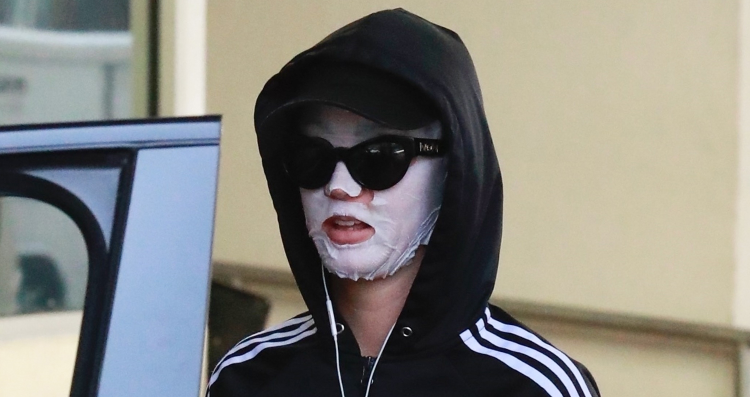 Katy Perry Wears Her Face Mask Home From the Salon! | Katy Perry ...