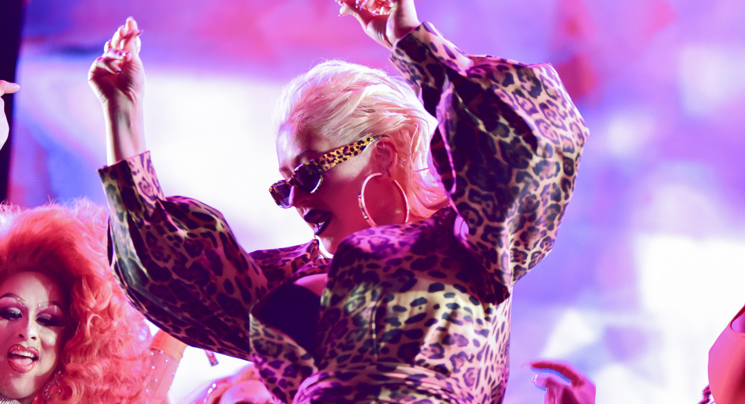 Christina Aguilera Performs Alongside Drag Queens at LA Pride ...