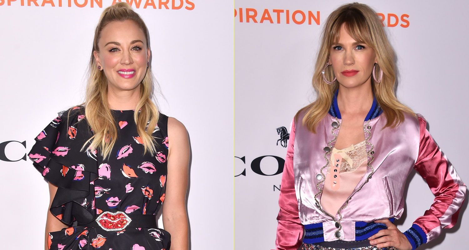 Kaley Cuoco & January Jones Support Step Up at Inspiration Awards ...