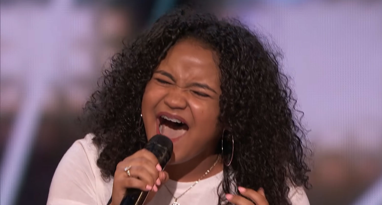 15-Year-Old Girl Sings ‘Natural Woman’ on ‘AGT’ & Gets the Golden ...