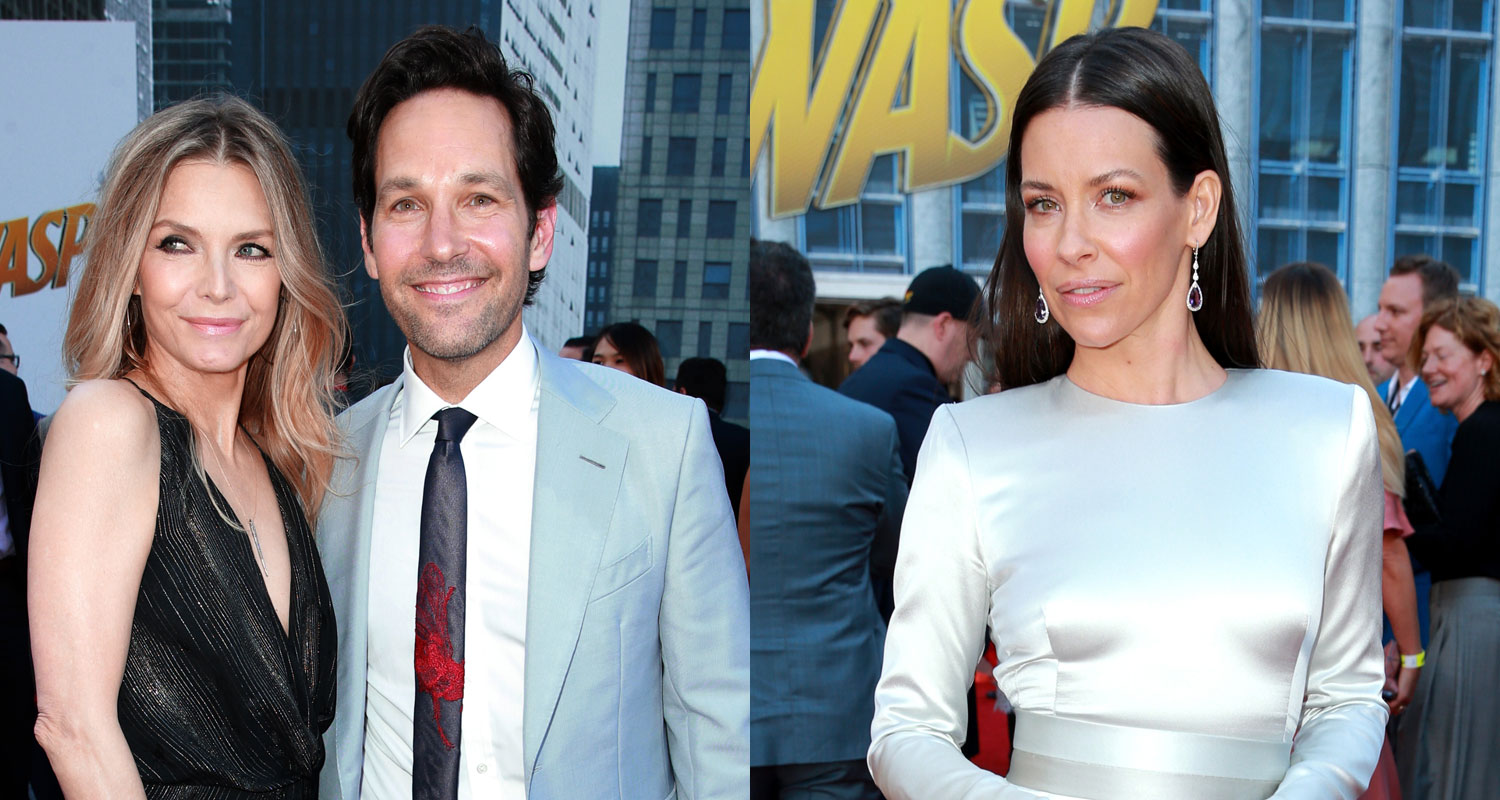 Paul Rudd, Evangeline Lilly, & Michelle Pfeiffer Premiere ‘Ant-Man ...